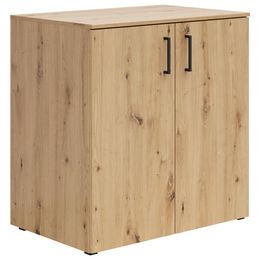 Milino Kommode, Eiche Artisan, Kunststoff, 2 F&auml;cher, 80x83x52 cm, FSC Mix, Typenauswahl, Beim&ouml;bel erh&auml;ltlich, Wohnzimmer, Kommoden & Sideboards, Kommoden