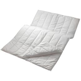 Centa Star Centa-Star Vierjahreszeitendecke Sport Line, Wei&szlig;, Textil, F&uuml;llung: Polyester, 135x200 cm, bestehend aus 2 Decken, f&uuml;r Hausstauballergiker geeignet, atmungsaktiv, feuchtigkeitsregulierend, Schlaftextilien, Bettdecken, 4 Jahreszeiten Bettdecken
