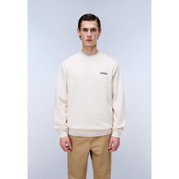 Napapijri Herren Sweatshirt "B-SMALL BOX C BEIGE DIMITY", beige, Gr. S, Obermaterial: 100% Baumwolle, Sweatshirts, sportlicher Stil, mit