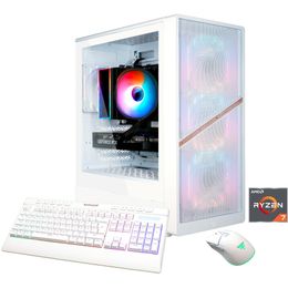 GAMEMAX Gaming-PC "AERIS MW 8173 AMD Ryzen 7 9700X 32GB DDR5 1TB SSD RTX 5070", Microsoft Windows 11 Home (64 Bit), 32 GB RAM 1.000 GB SSDwei&szlig;,