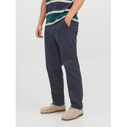 Jack & Jones JACK & JONES Herren Chinos "JPSTKANE DAVE CHINO NOOS"navy blazer, Gr. 29, unifarben, Web, Obermaterial: 98% Baumwolle, 2% Elasthan, Hosen,