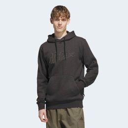 Herren Kapuzensweatshirt "M LUXCLR HTH HD"schwarz melange, Gr. XL, adidas Sportswear, Obermaterial: 70% Baumwolle, 30% Polyester, Sweatshirts
