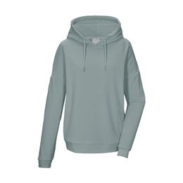 Killtec Damen Fleeceshirt "KOS 477 WMN FLC SHRT", grau, Gr. 40, Obermaterial: 90% Polyester, 10% Elasthan, Shirts, Loungewear Fleeceshirt mit Kapuze