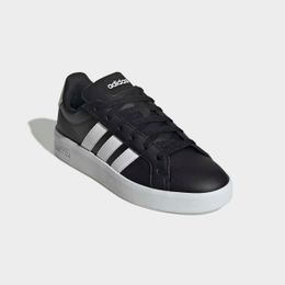 M&auml;dchen Sneaker "GRAND COURT 3.0 KINDER UND TEENS", adidas Sportswear, Gr. 40core schwarz, ftwr wei&szlig;, ftwr wei&szlig;, Synthetik, Textil, Schuhe, f&uuml;r