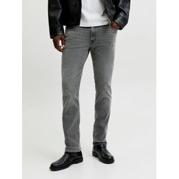 Jack & Jones JACK & JONES Herren Regular-fit-Jeans "JJICLARK JJORIGINAL HA 224 NOOS"schwarz denim, Gr. 38, Abriebeffekte, Denim/Jeans, Obermaterial: 61%