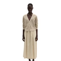 Marc O'Polo MARC O'POLO Damen Cardigan "aus Baumwolle-Leinen-Slub-Garn"linen beige, Gr. XXS, unifarben, Obermaterial: 90% Baumwolle, 10% Leinen, Strickjacken