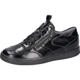 Waldl&auml;ufer WALDL&Auml;UFER Damen Schn&uuml;rschuh "H-Daisy", Gr. 4schwarz, Lackleder, Schuhe, Lacksneaker, Halbschuh, Bequemschuh in Komfortweite H