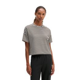 Marc O'Polo MARC O'POLO Damen T-Shirt "aus TENCEL Modal"wei&szlig;, Basic, Gr. XXS, gestreift, Obermaterial: 96% Modal, 4% Elasthan, Shirts
