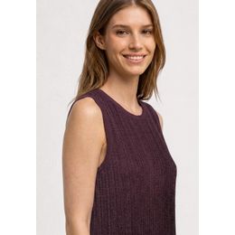 Street One Damen Midikleidrustic rouge, Gr. 40, unifarben, Web, Obermaterial: 80% Polyester, 20% Baumwolle. Futter: 95% Viskose, 5% Elasthan,