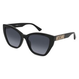 Love Moschino Moschino 155/S | Herren-Sonnenbrille | Fassung: Vollrand, Butterfly, Kunststoff, Schwarz | Glasfarbe: Grau