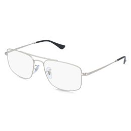Ray-Ban RX6579 Brille Unisex | Fassung: Vollrand, Quadratisch, Silber