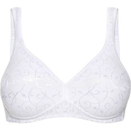 Triumph Damen BH ohne B&uuml;gel wei&szlig;, Gr&ouml;&szlig;e 100B