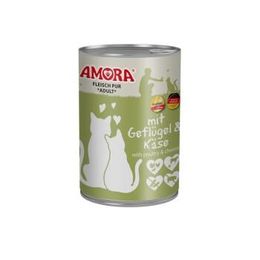 Amora Cat Fleisch Pur 6x400g Huhn