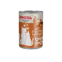 Amora Cat Pur 6x400g Pute und Kaninchen