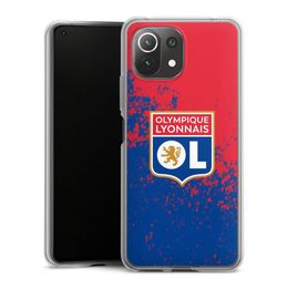 DeinDesign Xiaomi Mi 11 Lite 5G NE Handy Silikon H&uuml;lle Case transparent Handyh&uuml;lle Ol Olympique Lyonnais Official Licensed Product Silikon Case