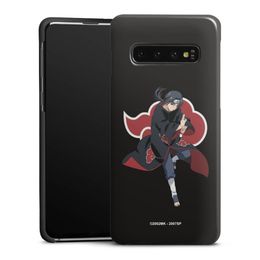 DeinDesign Galaxy S10 Handy Premium Case Smartphone Handyh&uuml;lle Schutzh&uuml;lle gl&auml;nzend Official Licensed Product Naruto Shippuden Itachi Uchiha Premium Case