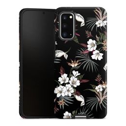 DeinDesign Galaxy S20 Handy Panzer Handyh&uuml;lle robuste Outdoor H&uuml;lle Schutzh&uuml;lle matt Flowers Muster Autumn Tough Case