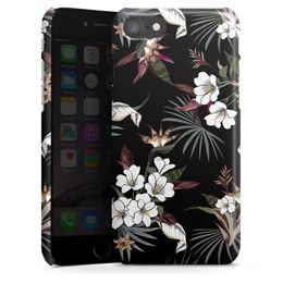 DeinDesign iPhone SE (2022) Handy Premium Case Smartphone Handyh&uuml;lle Schutzh&uuml;lle gl&auml;nzend Autumn Flowers Muster Premium Case
