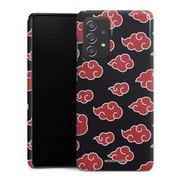 DeinDesign Galaxy A52s 5G Handy Premium Case Smartphone Handyh&uuml;lle Schutzh&uuml;lle gl&auml;nzend Naruto Shippuden Akatsuki Official Licensed Product Premium Case