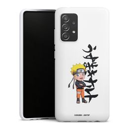 DeinDesign Galaxy A52s 5G Handy Silikon H&uuml;lle Case wei&szlig; Handyh&uuml;lle Anime Naruto Shippuden Official Licensed Product Silikon Case
