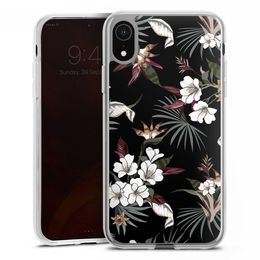 DeinDesign iPhone Xr Handy Silikon H&uuml;lle Case transparent Handyh&uuml;lle Flowers Muster Autumn Silikon Case