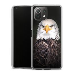 DeinDesign Xiaomi Mi 11 Lite 5G NE Handy Silikon H&uuml;lle Case transparent Handyh&uuml;lle Animals Bird Eagle Silikon Case