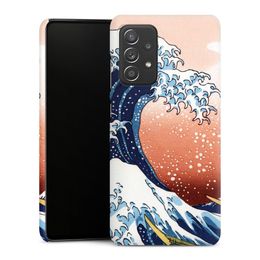 DeinDesign Galaxy A52s 5G Handy Premium Case Smartphone Handyh&uuml;lle Schutzh&uuml;lle matt Japan Die Gro&szlig;e Welle Vor Kanagawa Art Premium Case
