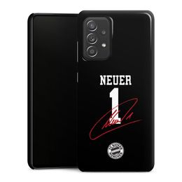 DeinDesign Galaxy A52s 5G Handy Premium Case Smartphone Handyh&uuml;lle Schutzh&uuml;lle gl&auml;nzend Fc Bayern M&uuml;nchen Manuel Neuer Fcb Premium Case
