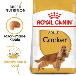 Royal Canin Cocker Adult Hunde-Trockenfutter zur Unterst&uuml;tzung der Herzfunktion 2x12kg Sparangebot