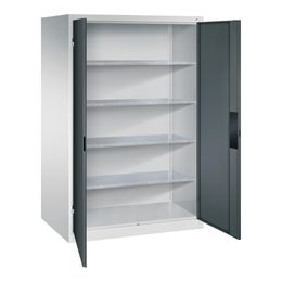 C+P Schwerlastschrank Acurado, 1950x1200x800mm, 7035/7016 ; C + P M&ouml;belsysteme (8934-052|S10171)