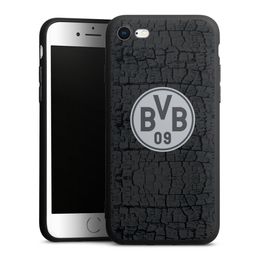 DeinDesign iPhone SE (2020) Handy Premium Silikon H&uuml;lle Handyh&uuml;lle schwarz Case Borussia Dortmund Jersey Bvb Silikon Premium Case