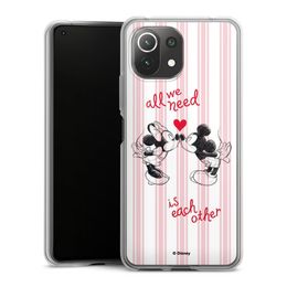 DeinDesign Xiaomi Mi 11 Lite 5G NE Handy Silikon H&uuml;lle Case transparent Handyh&uuml;lle Disney Love Silikon Case