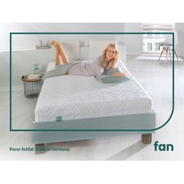 f.a.n. Kaltschaummatratze FAN, B:140cm H:23cm L:200cmwei&szlig;, neutral, Bezug: 38% Baumwolle, 33% Polyamid, 29% Polyester. Steppf&uuml;llung: 100% Polyester,
