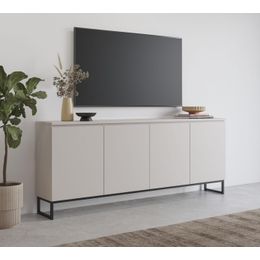 Sideboard OTTO HOME, B:200cm H:81,6cm T:34,5cmkaschmir, Holzwerkstoff, Melamin, Metall, Wohnzimmer, Sideboards, "Modo II, Breite 200 cm, moderne