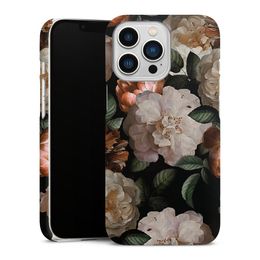 DeinDesign iPhone 13 Pro Handy Premium Case Smartphone Handyh&uuml;lle Schutzh&uuml;lle matt Wallpaper Rose Flower Premium Case