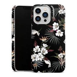 DeinDesign iPhone 13 Pro Handy Premium Case Smartphone Handyh&uuml;lle Schutzh&uuml;lle gl&auml;nzend Flowers Muster Autumn Premium Case