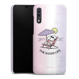 DeinDesign Galaxy A70 Handy Premium Case Smartphone Handyh&uuml;lle Schutzh&uuml;lle gl&auml;nzend Snoopy Official Licensed Product Peanuts Premium Case