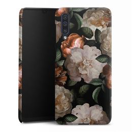 DeinDesign Galaxy A50 Handy Premium Case Smartphone Handyh&uuml;lle Schutzh&uuml;lle matt Wallpaper Rose Flower Premium Case