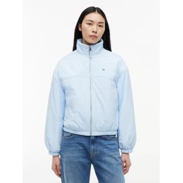 Tommy Jeans Damen Blouson "TJW PADDED HIGH NECK JACKET"kingly blau, Gr. L, unifarben, Web, Obermaterial: 100% Nylon. Futter: 100% Polyester. F&uuml;llung: