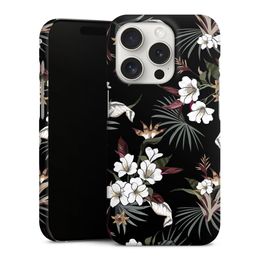 DeinDesign iPhone 15 Pro Handy Premium Case Smartphone Handyh&uuml;lle Schutzh&uuml;lle matt Flowers Muster Autumn Premium Case