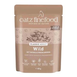 Catz Finefood No. 9 Wild Katzen-Nassfutter getreidefrei 16x85g