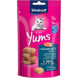 Vitakraft Cat Yums Lachs Katzensnacks zuckerfrei 3x40g