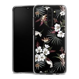 DeinDesign Xiaomi Redmi Note 8 Pro Handy Silikon H&uuml;lle Case transparent Handyh&uuml;lle Flowers Muster Autumn Silikon Case