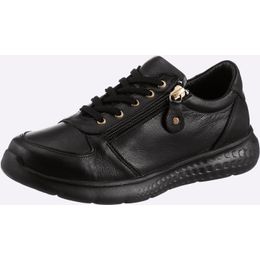 Andrea Conti Damen Schn&uuml;rschuh, Gr. 41schwarz, Glattleder, Rindsleder, Schuhe