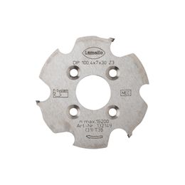 Lamello Nutfr&auml;ser P-System CNC DP &Oslash;100.4 x 7 x &Oslash;30 mm Z3 linkslaufend NL 4 x &Oslash;6.6 x &Oslash;48 mm (132149)