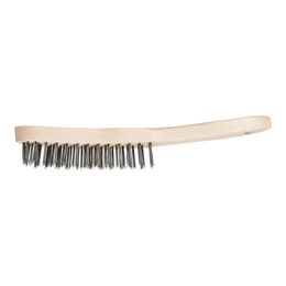 Pferd TOOLS Handb&uuml;rste HBU 4reihig Stahl-Draht-&Oslash; 0,35 mm universell einsetzbar (1) (43698004)