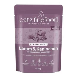 Catz Finefood No. 11 Lamm & Kaninchen Katzen-Nassfutter getreidefrei 16x85g