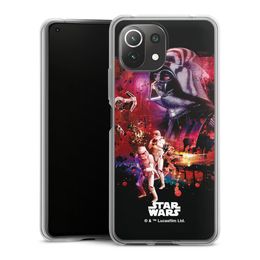 DeinDesign Xiaomi Mi 11 Lite 5G NE Handy Silikon H&uuml;lle Case transparent Handyh&uuml;lle Merchandise Star Wars Darth Vader Silikon Case