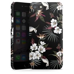 DeinDesign iPhone SE (2022) Handy Premium Case Smartphone Handyh&uuml;lle Schutzh&uuml;lle matt Autumn Flowers Muster Premium Case