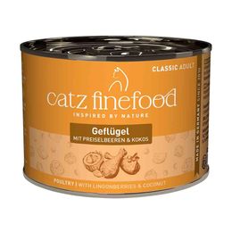 Catz Finefood No. 3 Gefl&uuml;gel Katzen-Nassfutter hoher Fleischanteil 6x200g